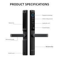 China Yagu Outdoor Slim Broken Bridge Aluminum Alloy Inteligente  Control Biometric Fingerprint Digital Smart Lock for sale