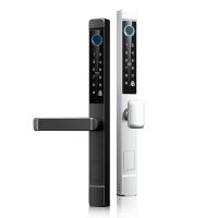 China Yagu Outdoor Slim Broken Bridge Aluminum Alloy Inteligente  Control Biometric Fingerprint Digital Smart Lock for sale