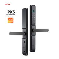 China Yagu TUYA APP Smart Door Lock Waterproof Outdoor Electronic Smart Fingerprint Door Lock Smart Wood Door Home TTLOCK for sale