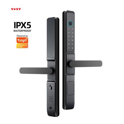 China Yagu TUYA APP Smart Door Lock Waterproof Outdoor Electronic Smart Fingerprint Door Lock Smart Wood Door Home TTLOCK for sale