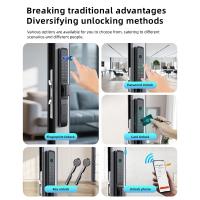 China Yagu TUYA APP Smart Door Lock Waterproof Outdoor Electronic Smart Fingerprint Door Lock Smart Wood Door Home TTLOCK for sale