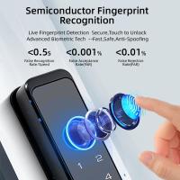China Yagu TUYA APP Smart Door Lock Waterproof Outdoor Electronic Smart Fingerprint Door Lock Smart Wood Door Home TTLOCK for sale