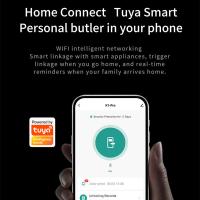 China Yagu Two-Way Fingerprint Password Waterproof Outdoor TTlock Aluminum Hollow Door Smart Electronic Digital Lock Passage Door Lock for sale