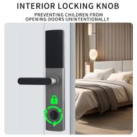 China YAGU Stainless Steel Card Encoder Security Door Lock System for Wood and Brass Doors Hotel Lock Entry Security Locks for Doors for sale
