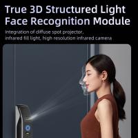 China Smart Door Lock 3D Facial Recognition Wifi Enabled Remote Access Anti Break in Alarm Home Security Easy Setup for sale
