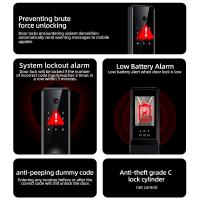 China YAGU WiFi Tuya App 3D Face Recognition Biometric Fingerprint Digital Facial Automatic Smart Security Door Locks with Camera for sale