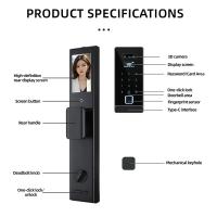 China YAGU Fully Automatic Face/Camera Wifi Main Door Lock Electric Small Remote Control Biometric Fingerprint Gate Lock for sale