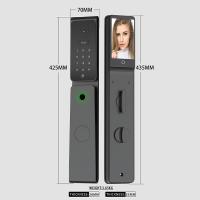 China YAGU 3D Face Palm Vein Door Smart Lock Tuya App Connectivity Waterproof Biometric Multifunctional for Wood/Aluminum Door for sale