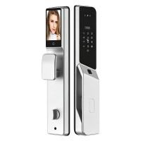 China Yagu Tuya Remote Smart Locks with Camera 3D Face Recognition Fingerprint Security Fully Automatic Door Entrance Door Smart Locks for sale