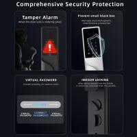 China Yagu 3D Facial Recognition Palm Vein Entry TUYA APP Rainproof Fully Automatic Smart Door Lock with Camera and Fingerprint for sale