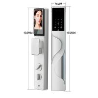 China Yagu 3D Facial Recognition Palm Vein Entry TUYA APP Rainproof Fully Automatic Smart Door Lock with Camera and Fingerprint for sale