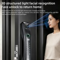 China High-End Entry Door Lock with Video Intercom, Facial Recognition, Fingerprint, Password Smart Wireless Door Lock with TUYA APP for sale