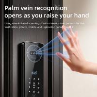 China YAGU High-End 3D Facial Recognition Smart Door Lock Fully Automatic Lock with Video Intercom and Peephole Function Main DoorLock for sale