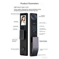 China YAGU High-End 3D Facial Recognition Smart Door Lock Fully Automatic Lock with Video Intercom and Peephole Function Main DoorLock for sale