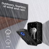 China Ttlock Tuya Smart Key Storage Boxes Finger Print Code Lockbox Entry Safe Key Box Lock Box for House Apartment for sale