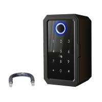 China Ttlock Tuya Smart Key Storage Boxes Finger Print Code Lockbox Entry Safe Key Box Lock Box for House Apartment for sale