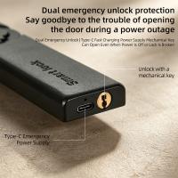 China Yagu Roll Gate Smart Lock Fingerprint Password Lock  Unlock Low Open Universal Security Door Electronic Lock Shop Lock for sale