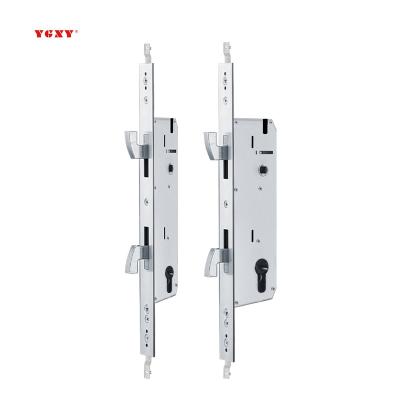 China YAGU Customized 2085 2585 2885 3085 3585 4085 4585 Sliding Door Special Lock with Hook Insert Aluminum Alloy Door Hook Lock Body for sale