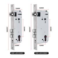 China YAGU Stainless Steel 3085 3585 4085 5085 6085 7085 7585mm Special Lock Body for Mechanical Password Lock  Door Lock Accessories for sale