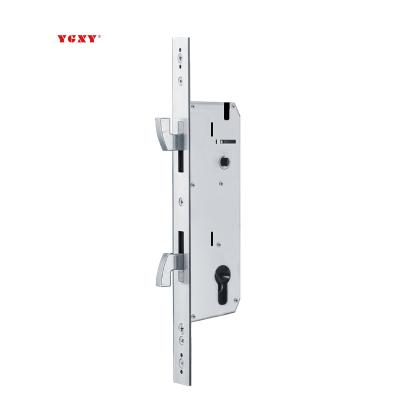 China YAGU Customized 2085 2585 2885 3085 3585 4085 4585 Sliding Door Special Lock with Hook Insert Aluminum Alloy Door Hook Lock Body for sale