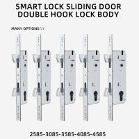 China YAGU Customized 2085 2585 2885 3085 3585 4085 4585 Sliding Door Special Lock with Hook Insert Aluminum Alloy Door Hook Lock Body for sale