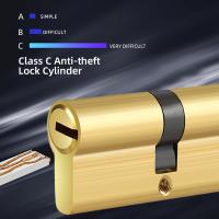 China 55MM Length High Security Cylinder Door Lock Core With 2 Piece Key Door Lock Cylinder Door Lock Accessories for sale