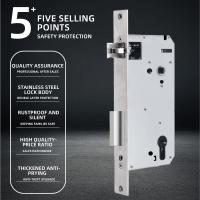 China YAGU Stainless Steel 2085 2585 3085 3585 4085 5085 6085mm Aluminum Door Lock Body Door Lock Accessories for sale
