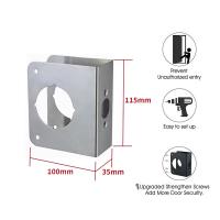 China Factory Direct Sale Waterproof Stainless Steel Front Door Reinforcement Kit Door Lock Security Reinforcer Key Plate Cover for sale