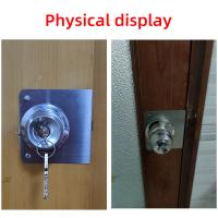 China Factory Direct Sale Waterproof Stainless Steel Front Door Reinforcement Kit Door Lock Security Reinforcer Key Plate Cover for sale