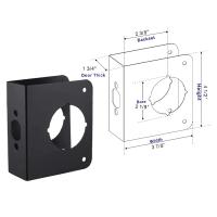 China Factory Direct Sale Waterproof Stainless Steel Front Door Reinforcement Kit Door Lock Security Reinforcer Key Plate Cover for sale