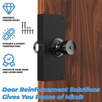 China Factory Direct Sale Waterproof Stainless Steel Front Door Reinforcement Kit Door Lock Security Reinforcer Key Plate Cover for sale