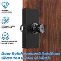 China Stainless Steel 1-3/4 Inch Thick Door Reinforcer Security Defender Door Strengthening Locks Premium Window Accessories for sale