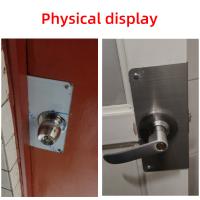 China Modern Steel Security Door Lock with Screw Installation Durable Additional Door Lock Edge Reinforcer for sale