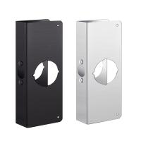 China Modern Steel Security Door Lock with Screw Installation Durable Additional Door Lock Edge Reinforcer for sale