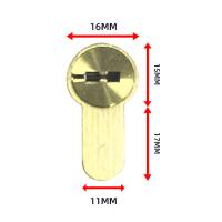 China 32MM Ultra-thin Short Lock Cylinder  Security Cylinder Door Lock Core With 2 Piece Key Door Lock Cylinder Door Lock Accessories for sale
