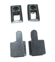 China Anodized Glass Sliding Door Accessories Hardware Replacement Customized for sale
