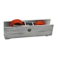 China Polished Anodised Aluminium Sliding Wardrobe Door Runners Wheel Replacement for sale