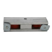 China Polished Anodised Aluminium Sliding Wardrobe Door Runners Wheel Replacement for sale