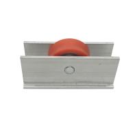 China 2mm Smooth Nylon Pulley Wheel Aluminium Metal Sliding Door Runners for sale