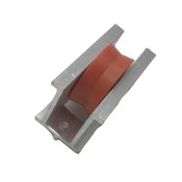 China Bypass Nylon Aluminium Sliding Door Rollers Hardware Components 50kg Load for sale