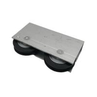 China Rubberized Grant Closet Door Rollers Runners Corrosion Resistant For Sliding Wardrobe for sale