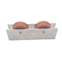 China OEM Wardrobe Conservatory Sliding Door Runners Rollers Anodized Aluminium for sale