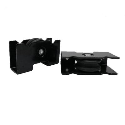 China U Groove balcony Steel Sliding Door Wheels Window rollers Hardware Accessories for sale