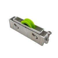 China Nylon Aluminium Pantry Door Roller Wheel 31mm For Sliding glass Window 50kg Load for sale