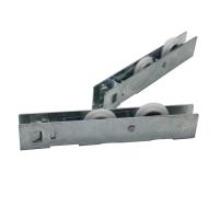 China 80mm Stainless Steel Sliding Bypass Door Rollers 80kg Heavy Duty For Barn Pocket Doors for sale