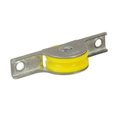 China 22mm U Groove Steel Sliding Door Wheels 4 roller With Ball Bearing for sale