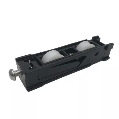 China Anodized Double V Groove Sliding Window Rollers Door Wheels For Sliding Glass for sale