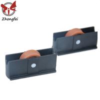 China Plastic Roller Pintu Sliding Screen Door Bottom Rollers With 626 Carbon Steel Bearing for sale