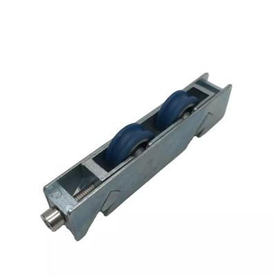 China White Zinc Alloy Pocket Door Casters PVC Sliding Door Rollers Precision Machined for sale