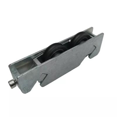 China Metal Zinc Alloy Aluminum Sliding Window Wheels Door Runners 100kg Load for sale